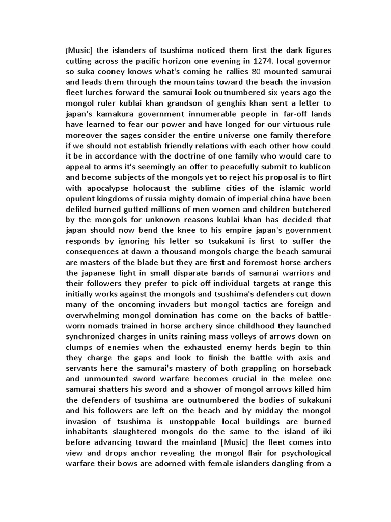 Mongol Invasions of Japan: 1274 & 1281 | PDF | Mongol Empire | Samurai