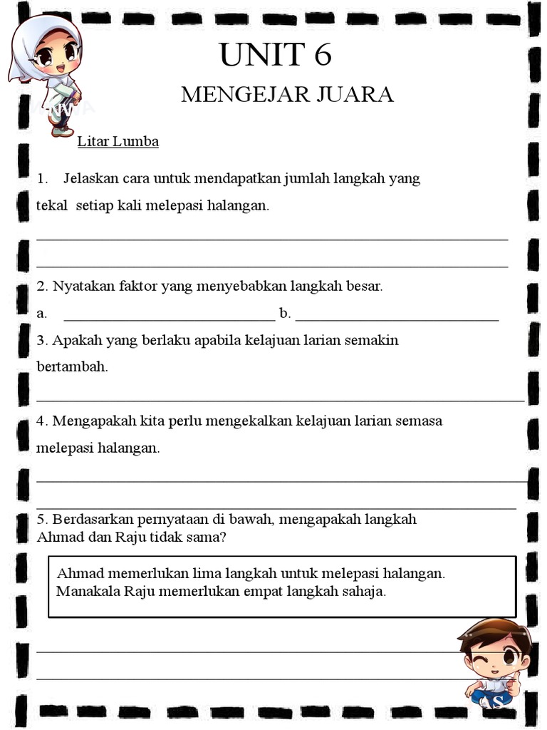 Unit 6 Litar Lumba | PDF