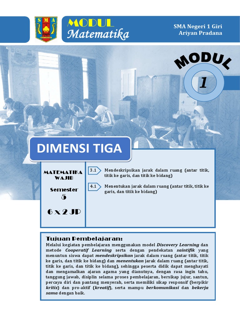 Modul 1 Dimensi Tiga | PDF