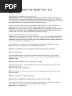 Infinity Wars Avengers Transcript | PDF