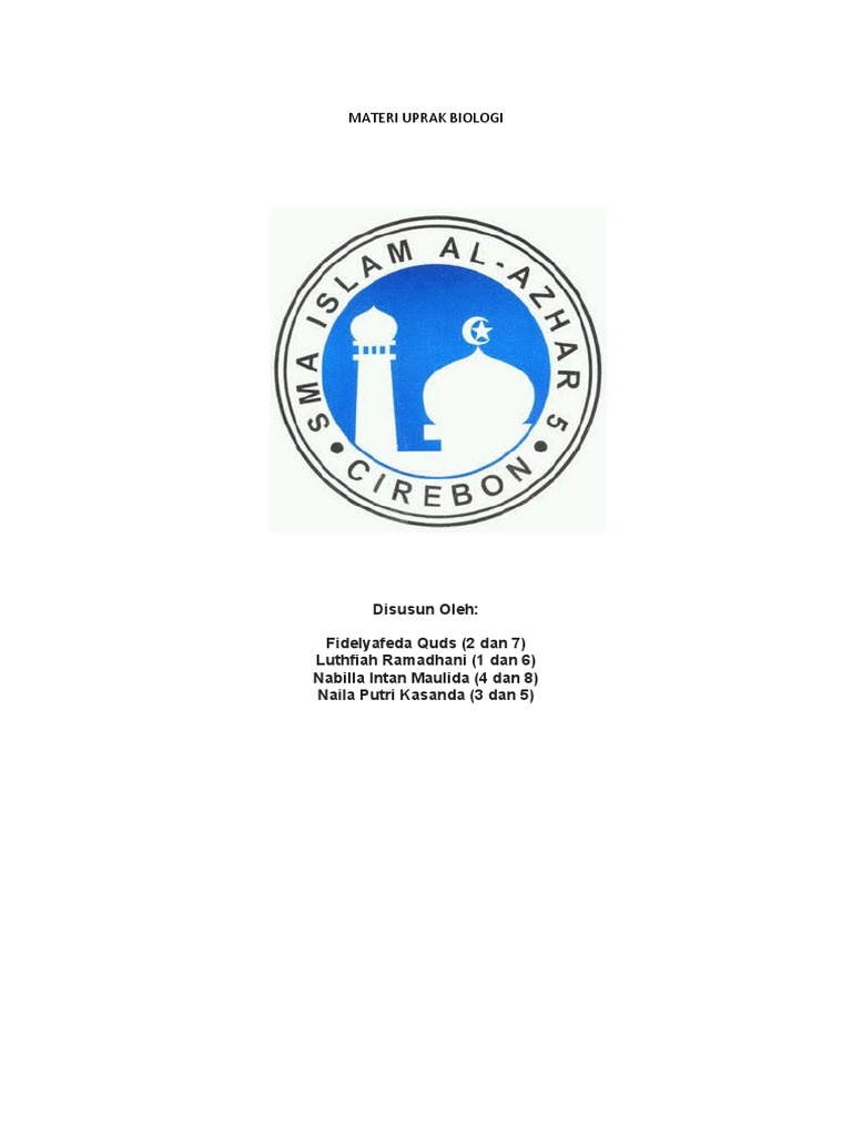 Materi Uprak Bio New | PDF