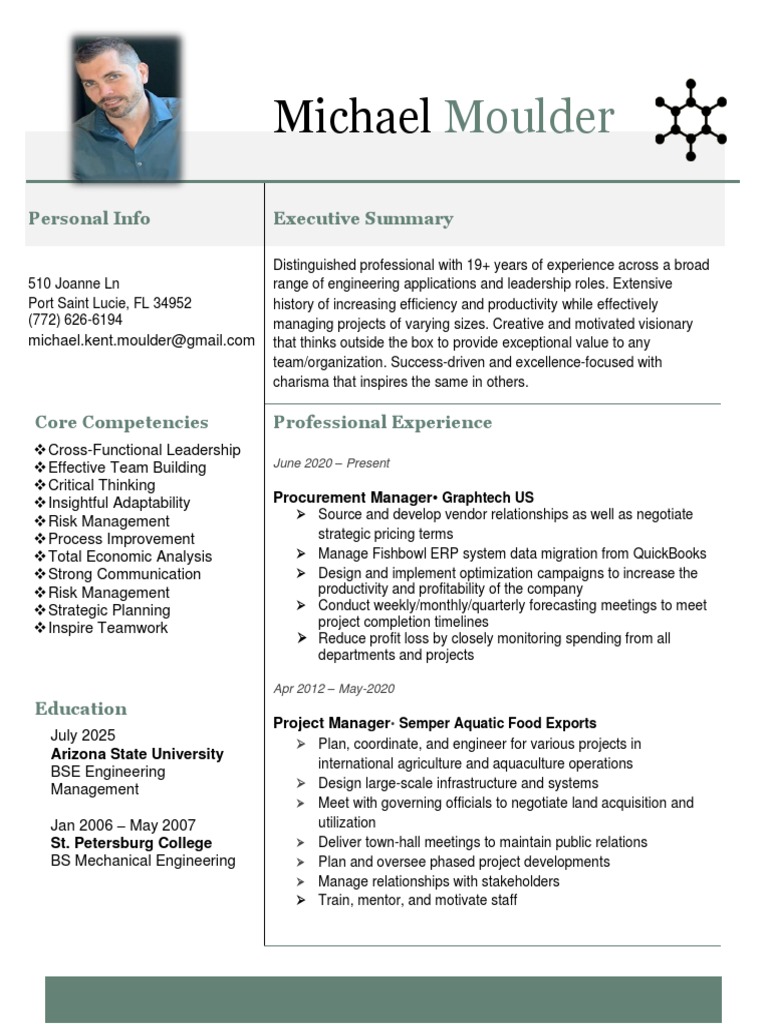 Michael Moulder Resume | PDF