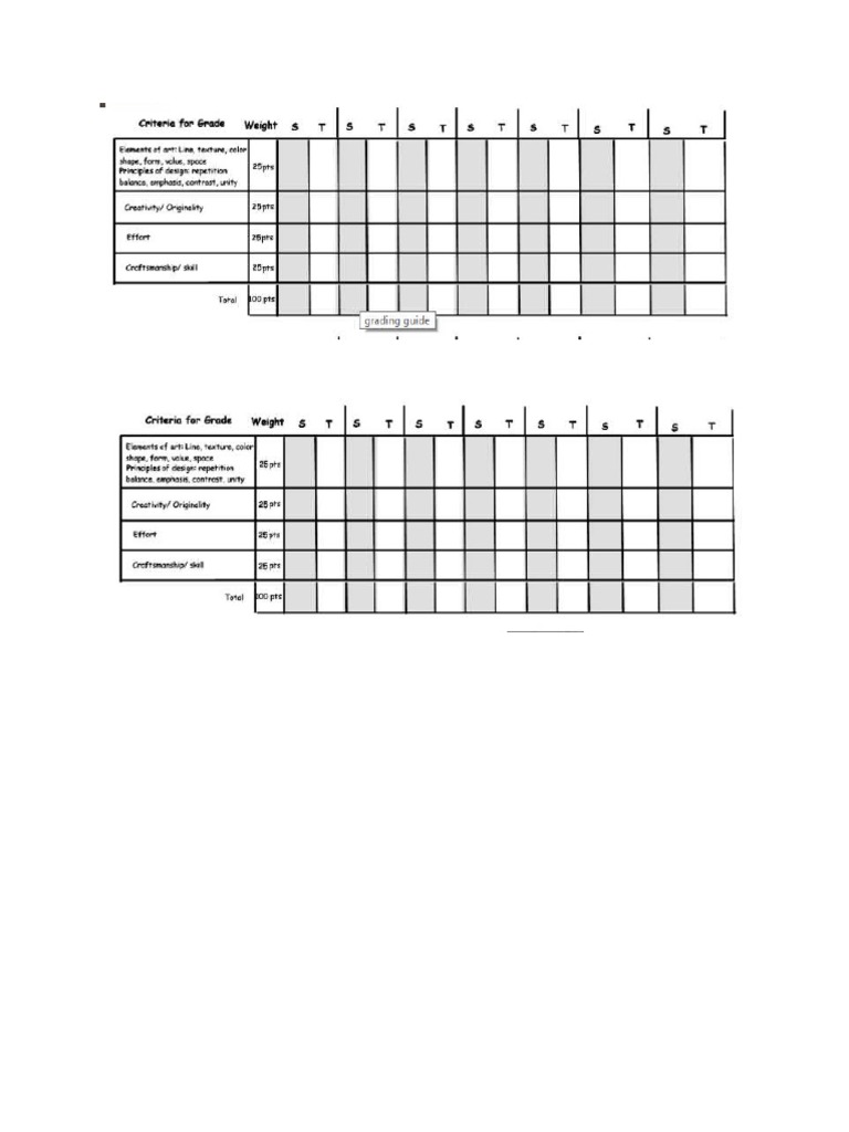 Rubric | PDF