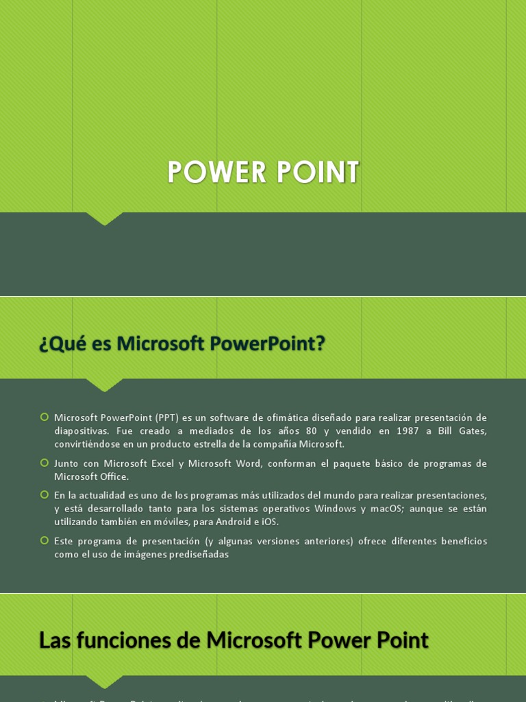 Power Point | PDF | Microsoft PowerPoint | Microsoft