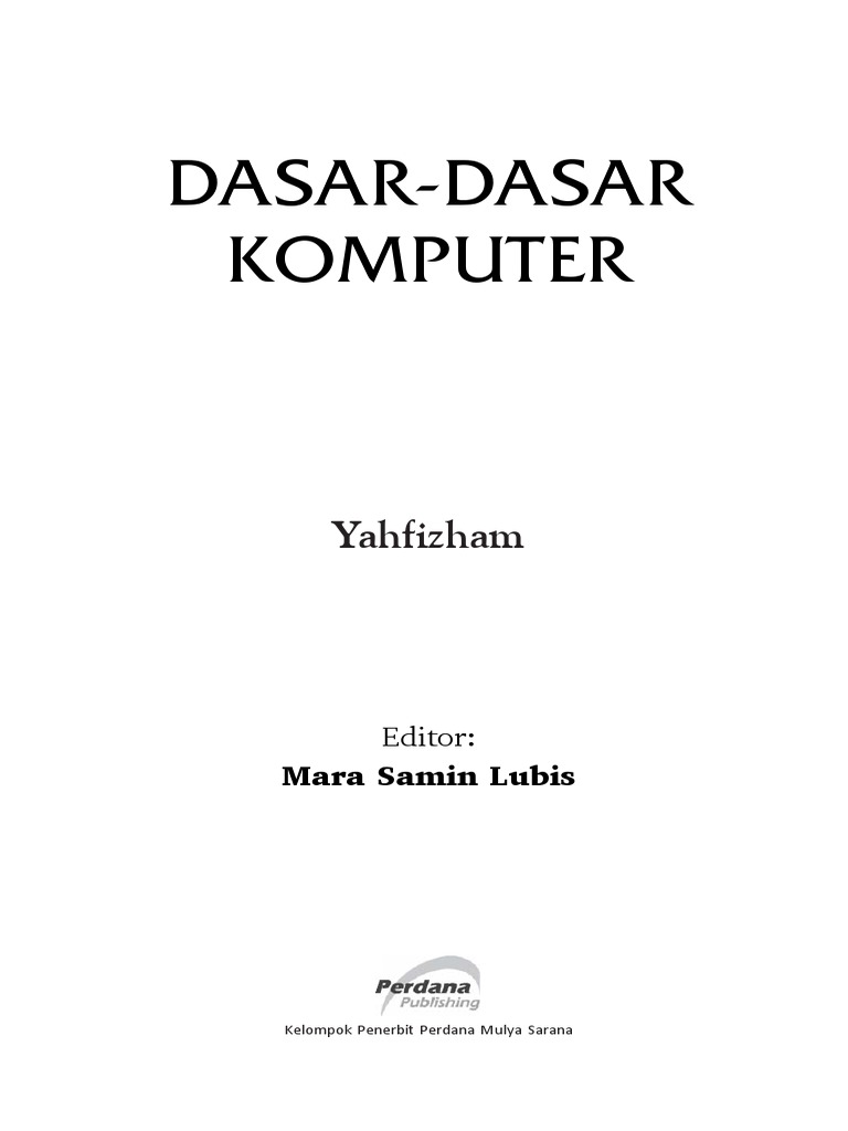 Dasar Dasar Komputer 3 4 | PDF