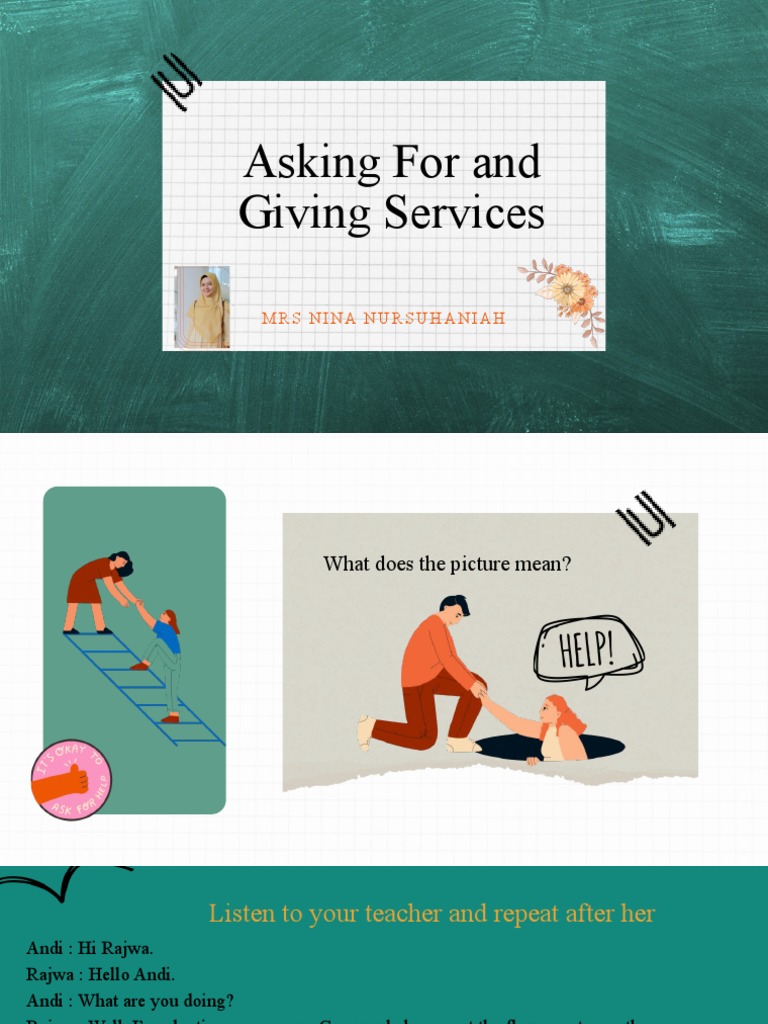 Asking For and Giving Services | PDF | Self-Improvement