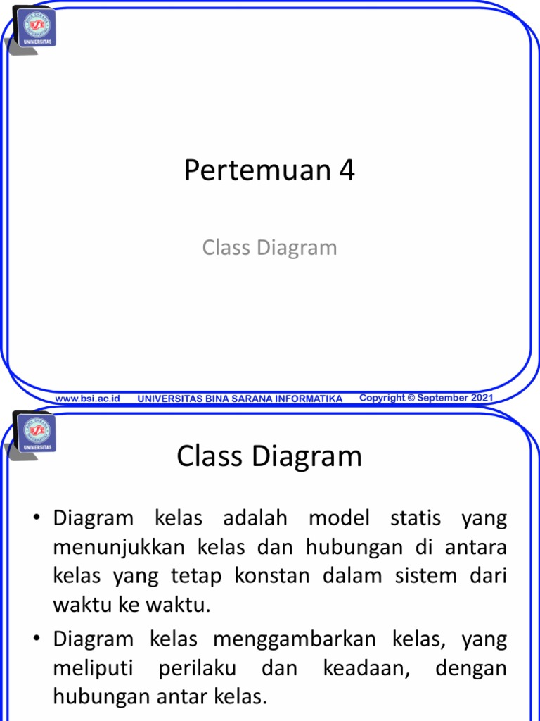 Pertemuan 4: Class Diagram | PDF