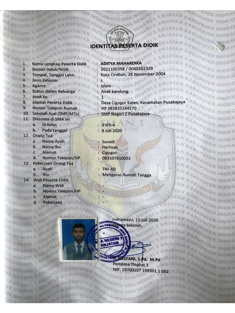 Xii Ips 4 Aditya Mahardika | PDF