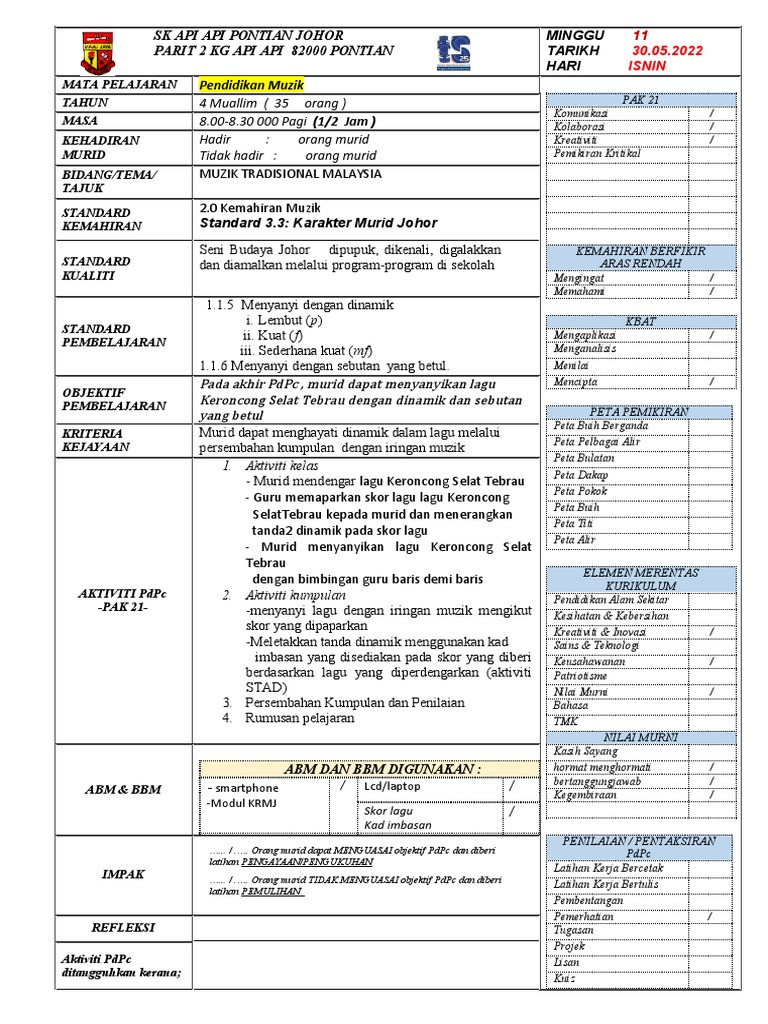 RPH KRMJ MZ TH 4 | PDF