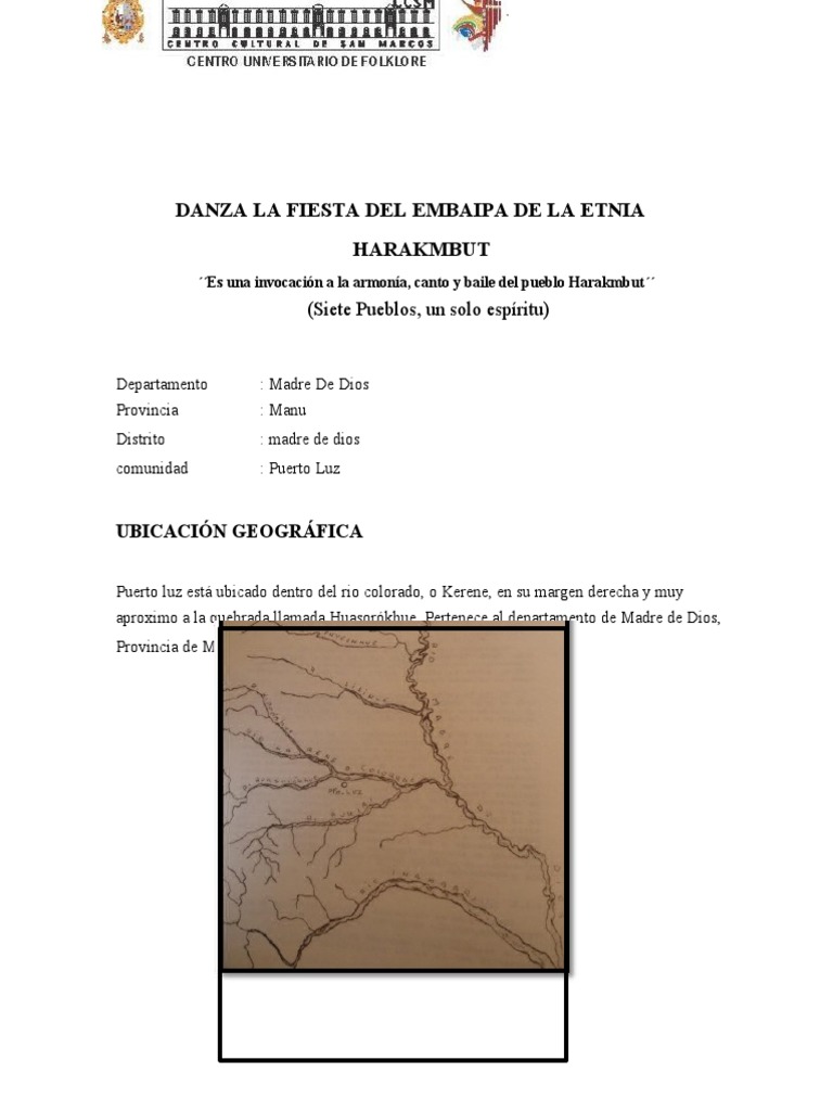 Fiesta del Embaipa: Cultura Harakmbut | PDF | Aves | Arboles