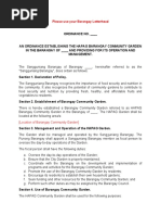 HAPAG Project Implementation Guidelines | PDF | Food Security | Hunger