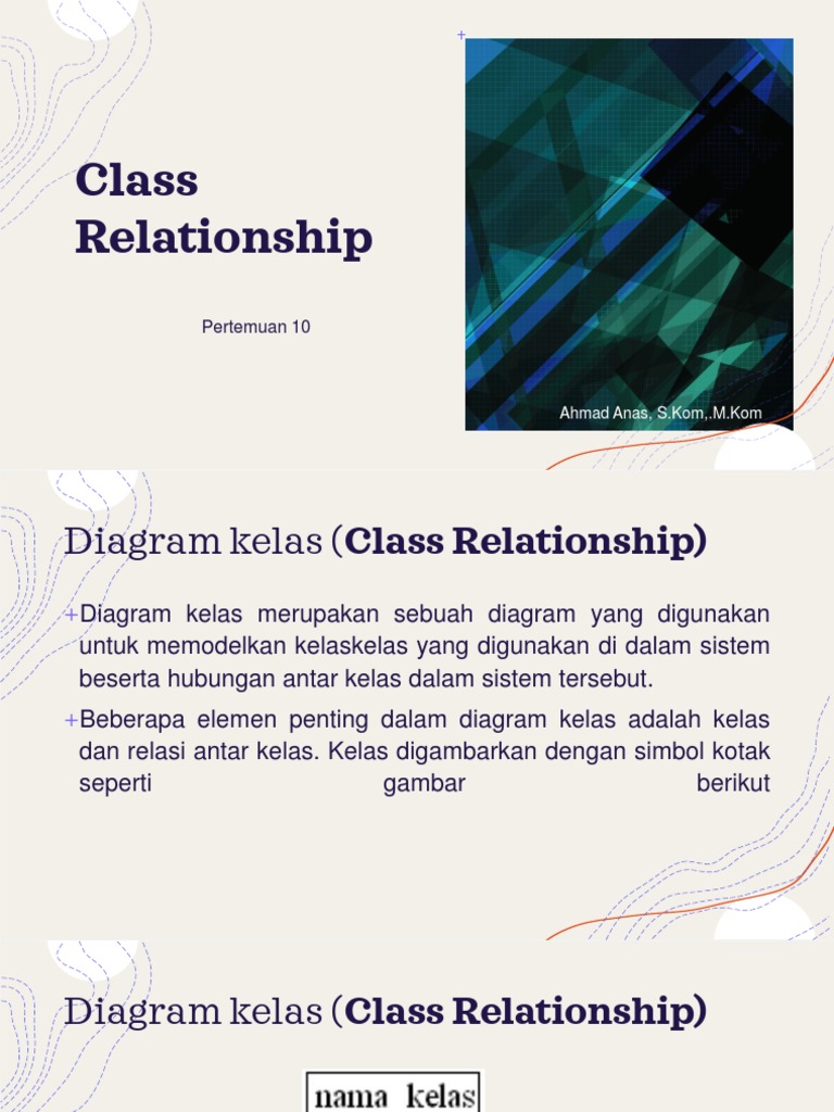 Pertemuan10 - Class Relationship | PDF | Komputer