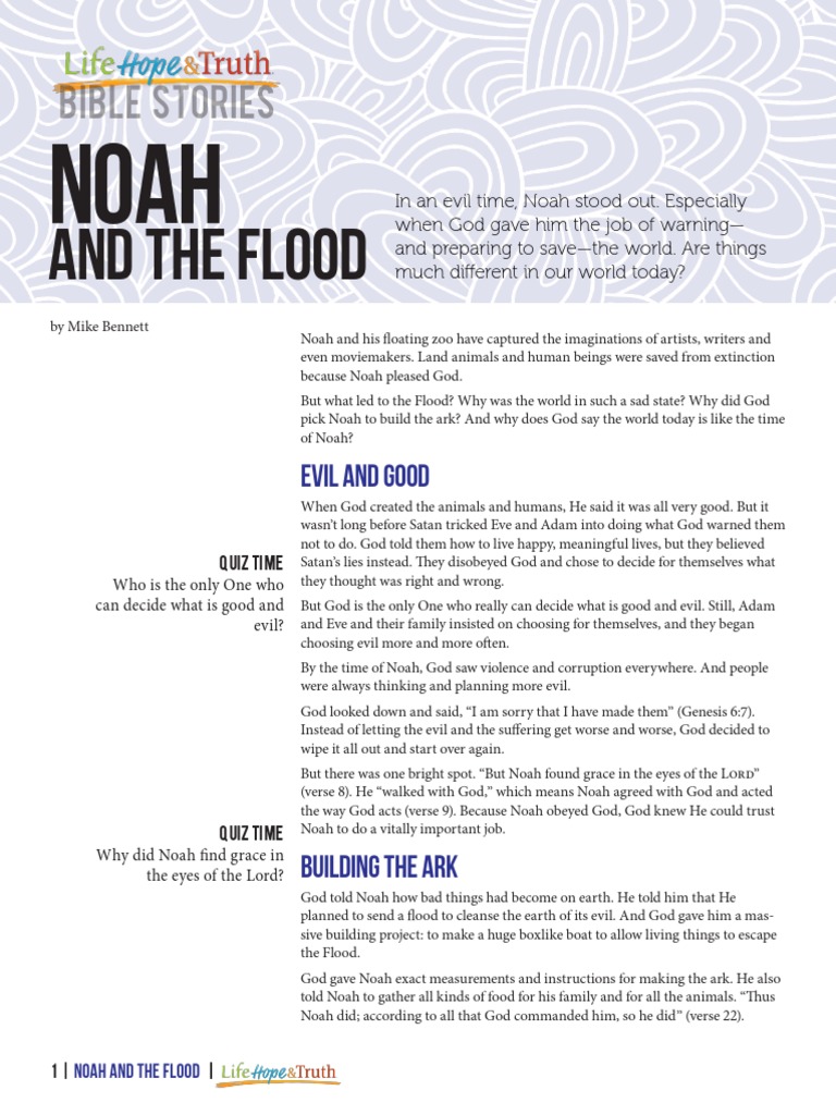 Noah and The Flood | Download Free PDF | Noah | Noah's Ark