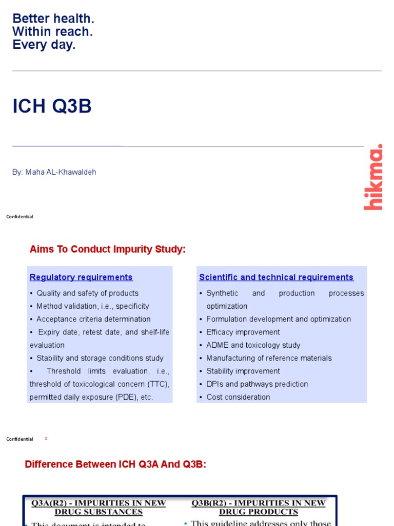 Ich Q3b ICH Official Web Site : ICH