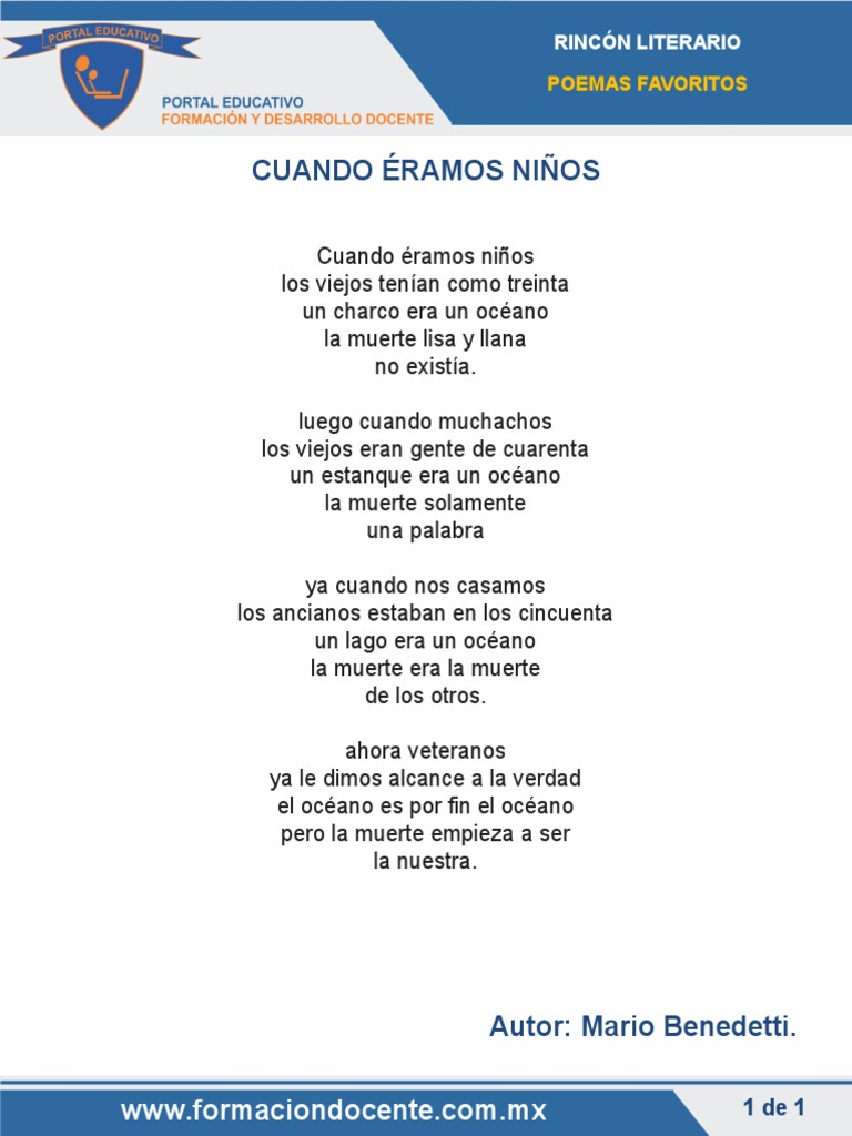 Cuando Eramos Ninos | PDF