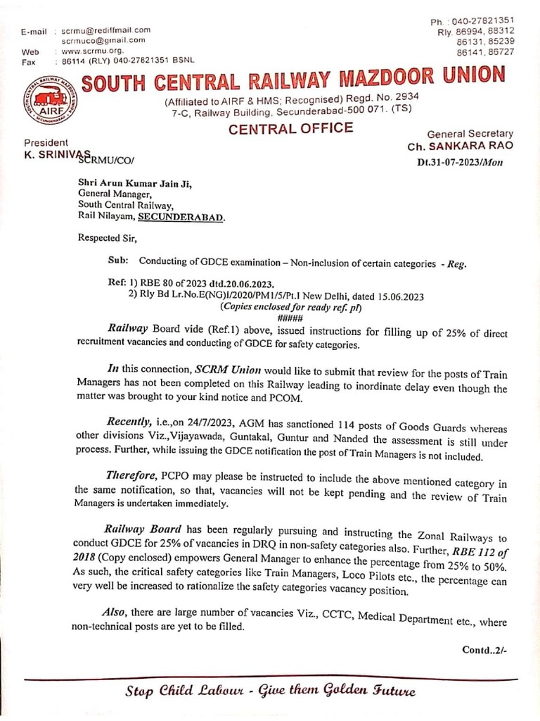 GDCE Examination Regards - SCRMU | PDF