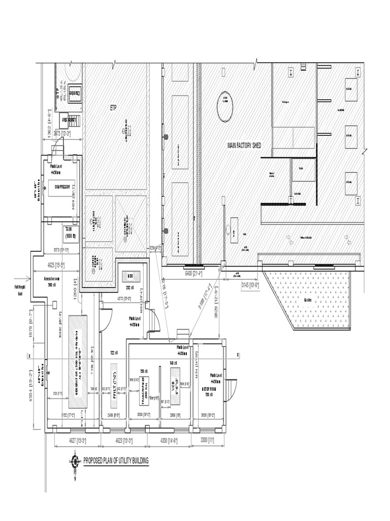 Utility Building Proposed Plan Layout | PDF | Secondary Sector Of The ...