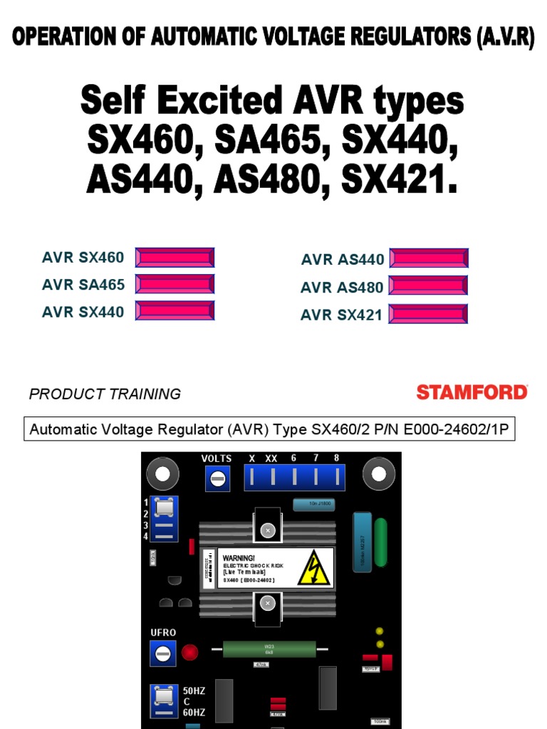 NPT10 Avr Sx460.sx440.sa465.sx421 | PDF | Power (Physics) | Electrical Engineering