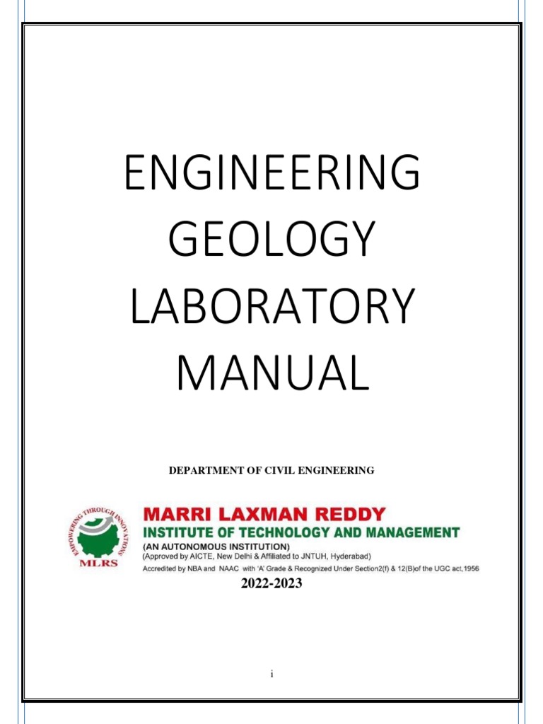 r20 Lab Manual-Eg | PDF | Minerals | Engineering r20 Lab Manual-Eg | PDF | Minerals | Engineering
