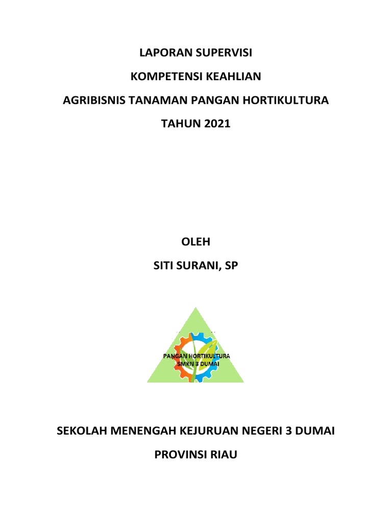 Laporan Supervisi | PDF | Bisnis | Seni