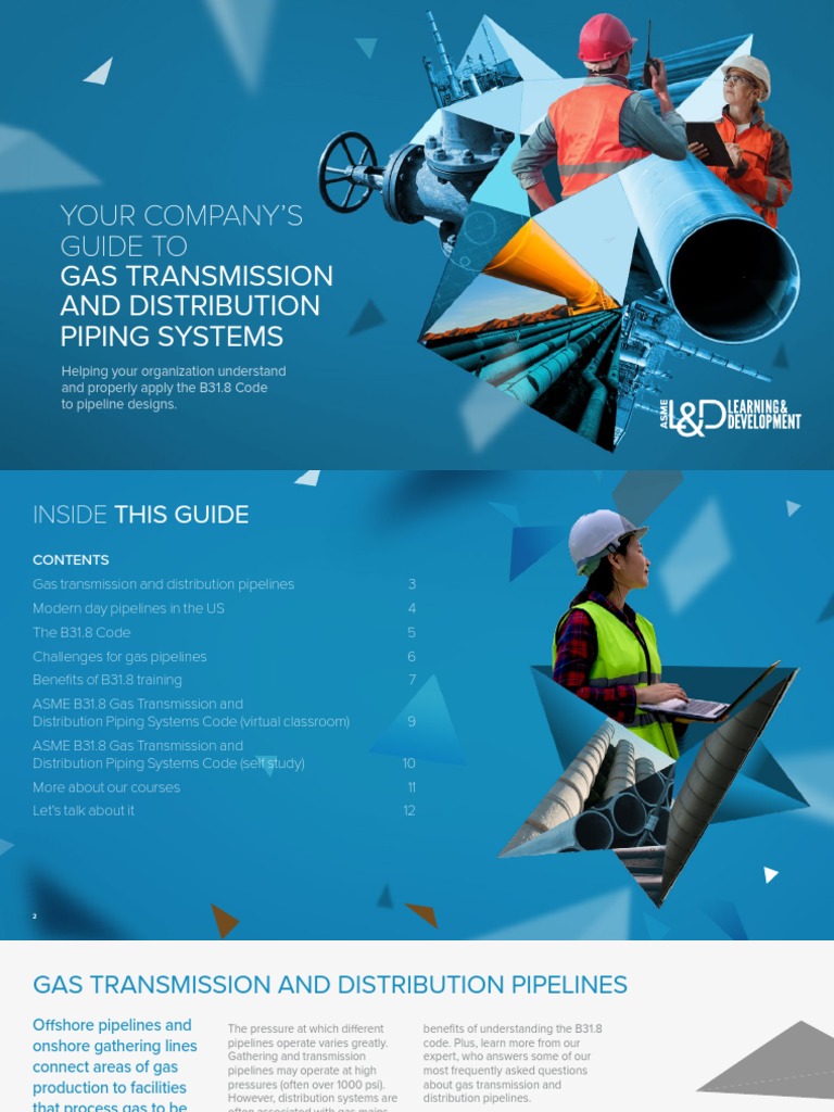 ASME L&D B31.8 Natural Gas Pipelines Guide | PDF | Pipeline Transport | Pipe (Fluid Conveyance)