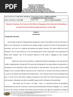 Final Research Paper | PDF | Courtship | Text Messaging