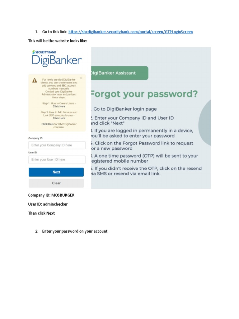 User Account Setup Guide | PDF