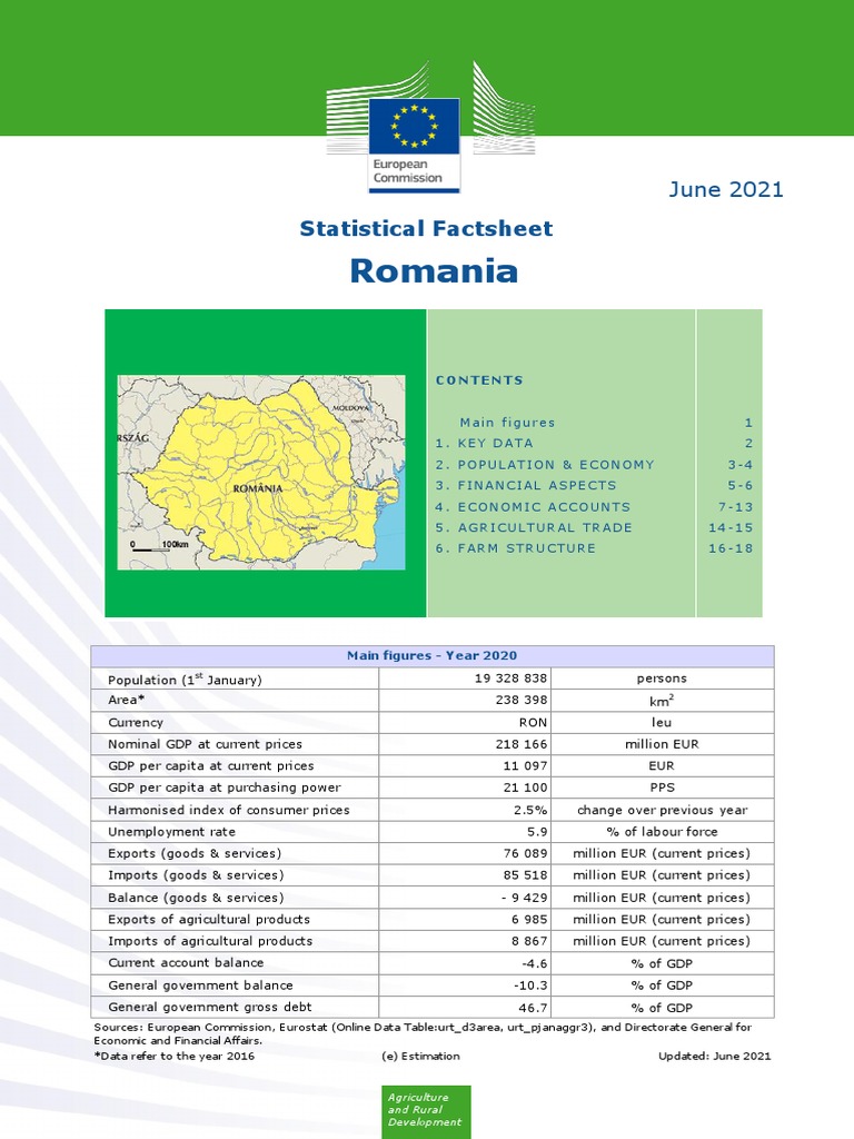 Agricultura - Fisa UE 2020 | PDF | Gross Domestic Product | Euro