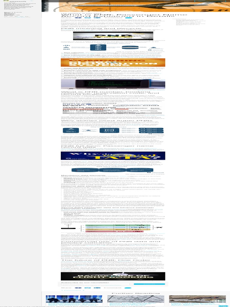 What Is PNR: Passenger Name Record Explained in Details - AltexSoft ...