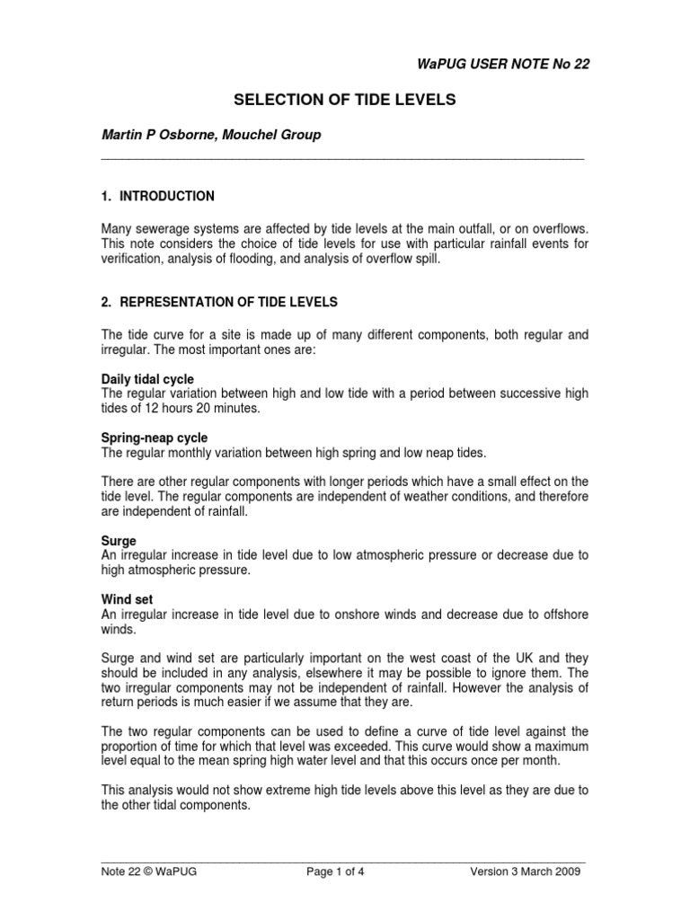 WAPUG User Note 22 | PDF