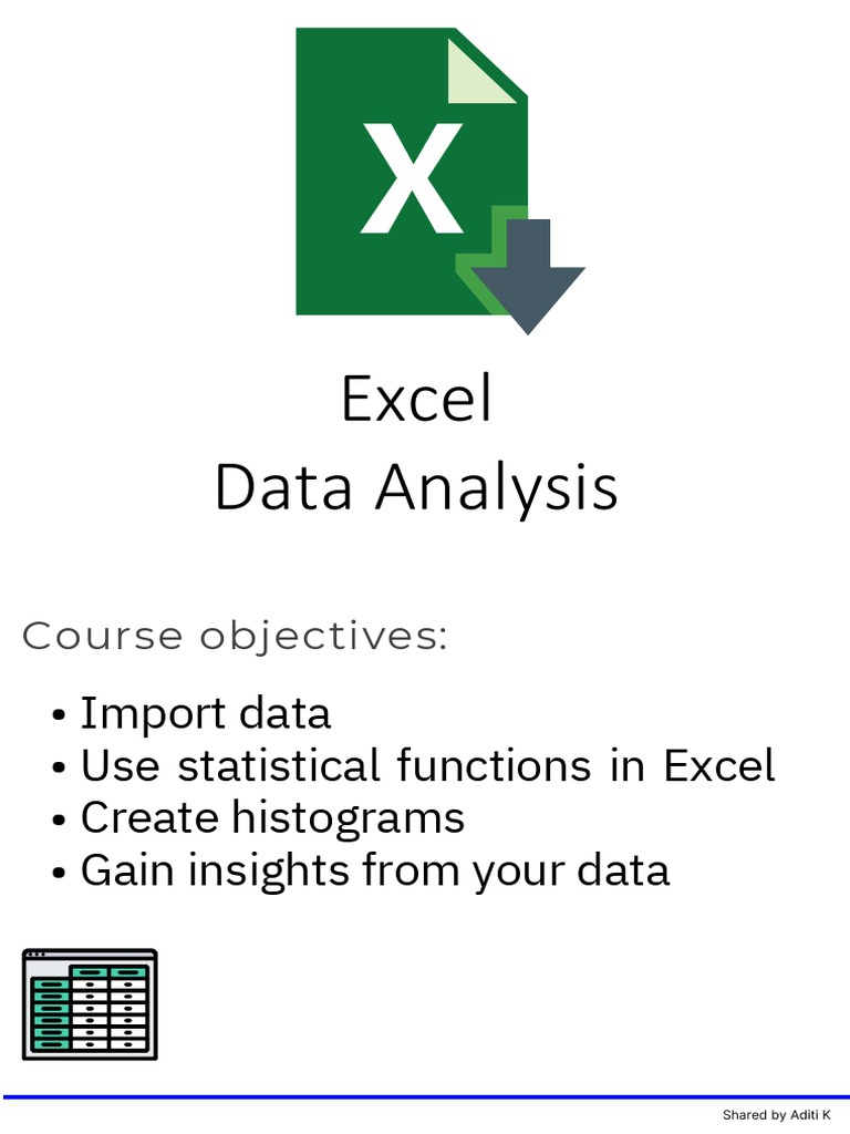 Excel Data Analysis Techniques Guide | PDF | Student's T Test ...