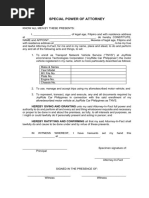 GRAB Authorization Letter Sample | PDF