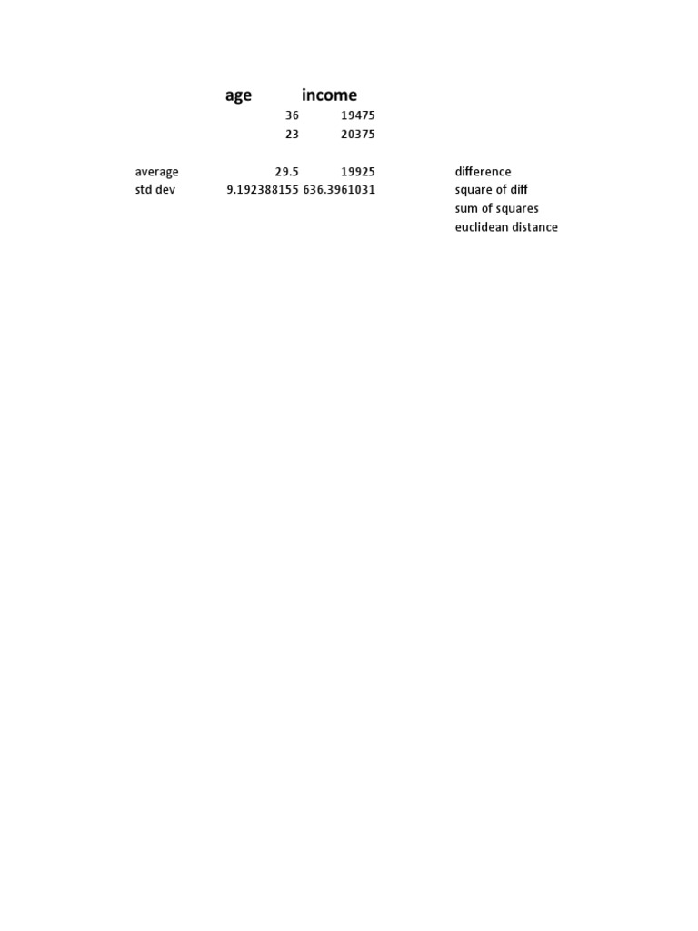 Binary Conversion and Matching and Jaccard Coefficient | PDF