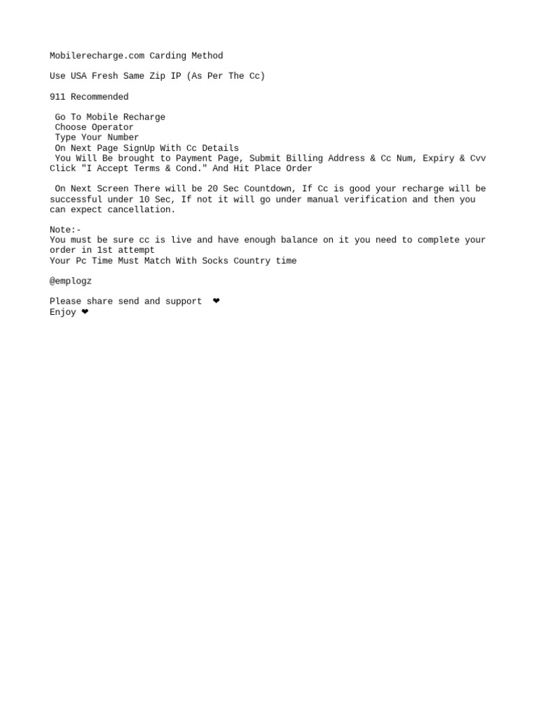 Carding Method | PDF