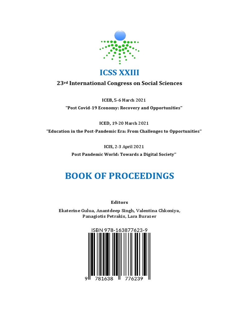 ICSS XXIII 23 RD International Congress | PDF | Supply Chain | Employment