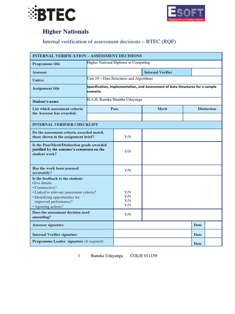 Unit 19 Dsa Assignment Reworded 2021 | PDF | Queue (Abstract Data Type) | Computer Science