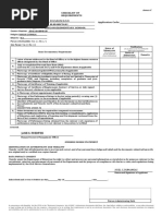 CHECKLIST OF REQUIREMENTS & OMNIBUS SWORN STATEMENT - HIGHER TEACHING POSITIONS (ANNEX C-1) | PDF