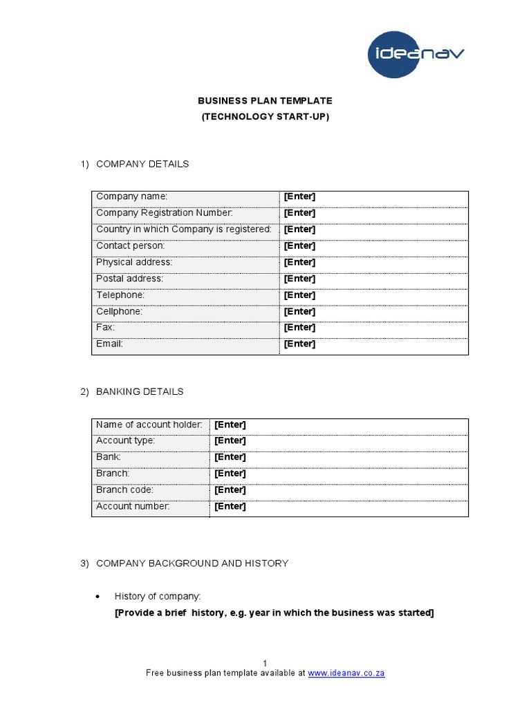 Business Plan Template v2 | PDF | International Law | Government