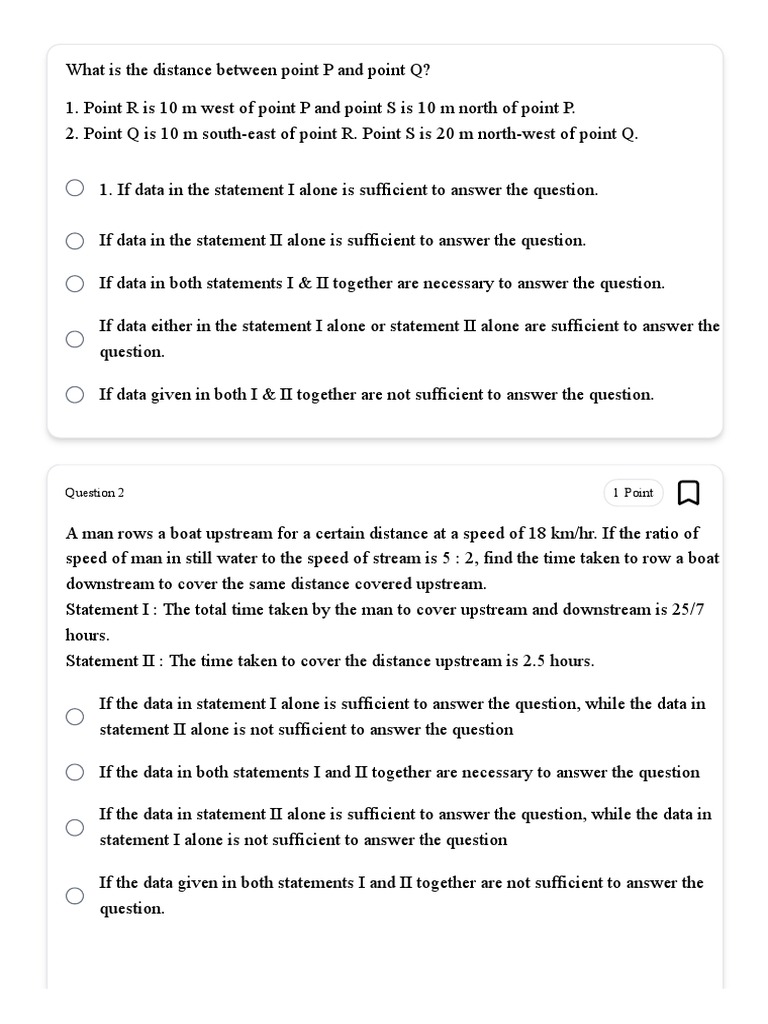 Aptitude Questions | PDF | Speed | Numbers