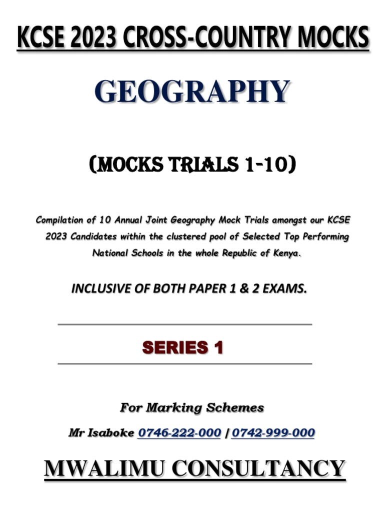 Geography 2023 Revision Materials. | PDF | Wheat | Earth