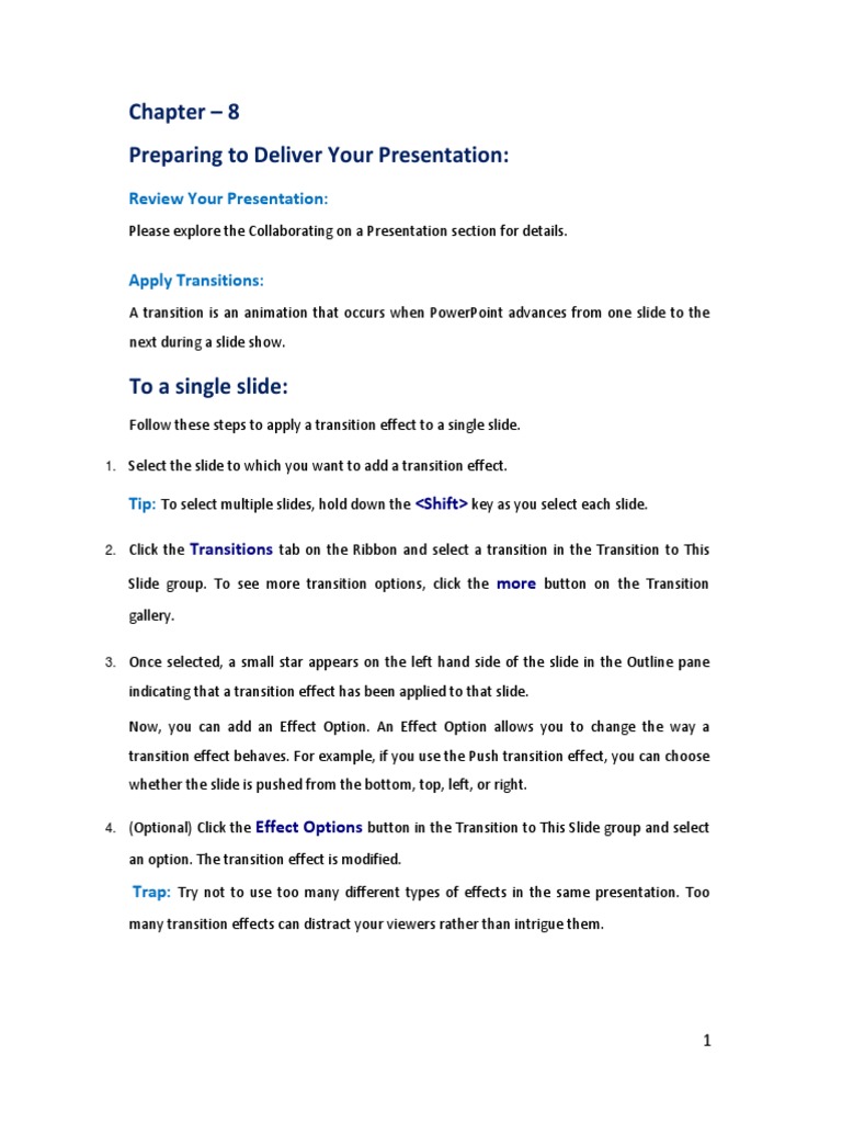 Power Point Chapter - 8 | Download Free PDF | Cursor (User Interface) | Button (Computing)