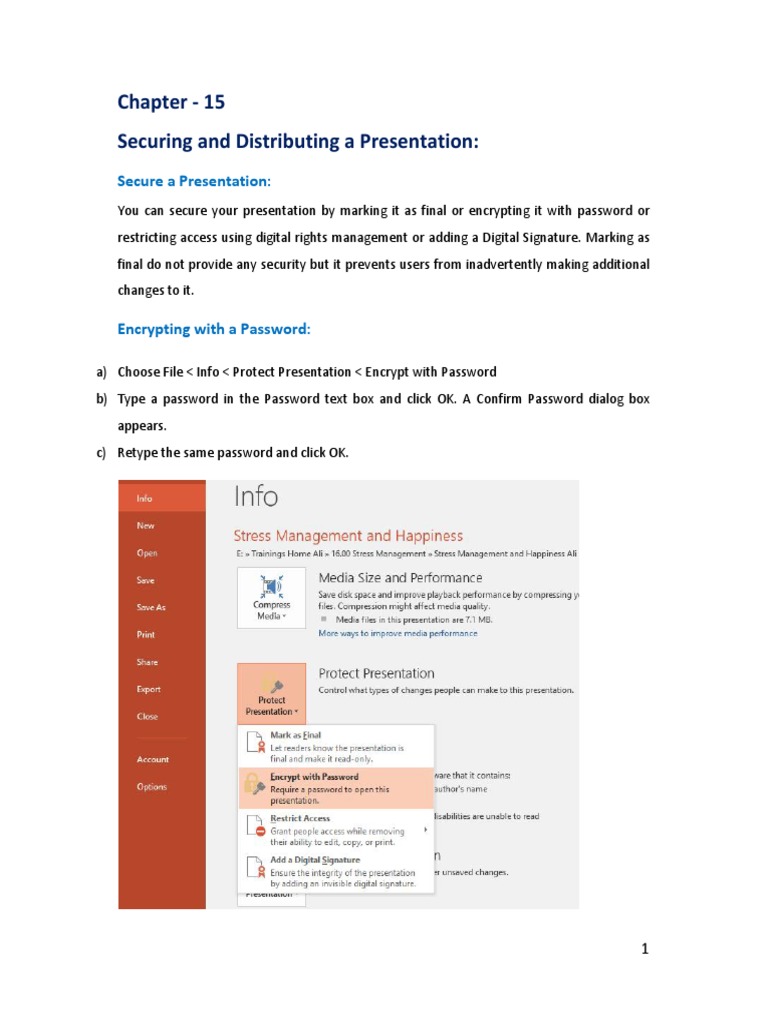 Power Point Chapter - 15 | PDF | Password | Online And Offline