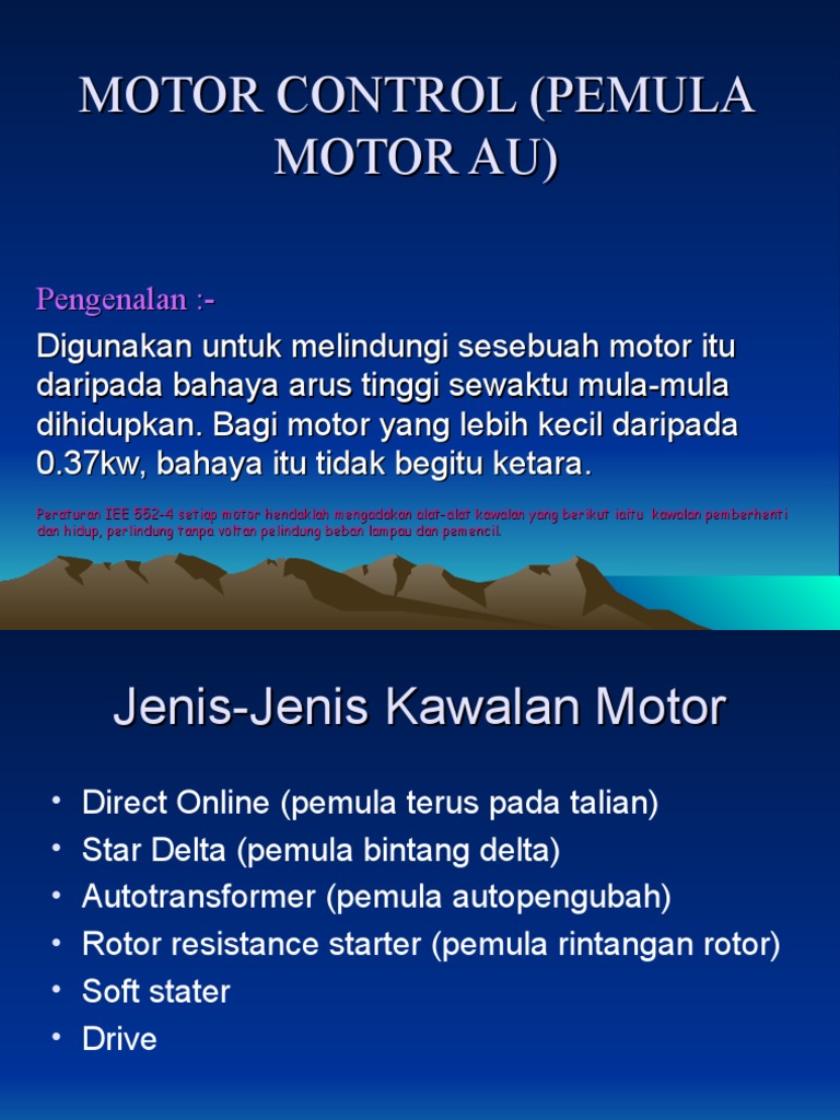 Motor Control (Pemula Motor Au) | PDF