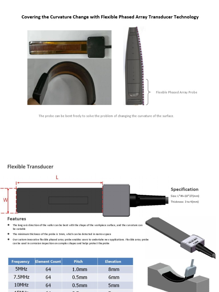 China Advice Flexible Transducer Introduction | PDF