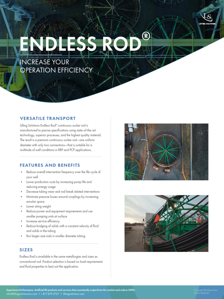 LS Brochure Product Endless Rod | PDF | Pipe (Fluid Conveyance) | Chemistry