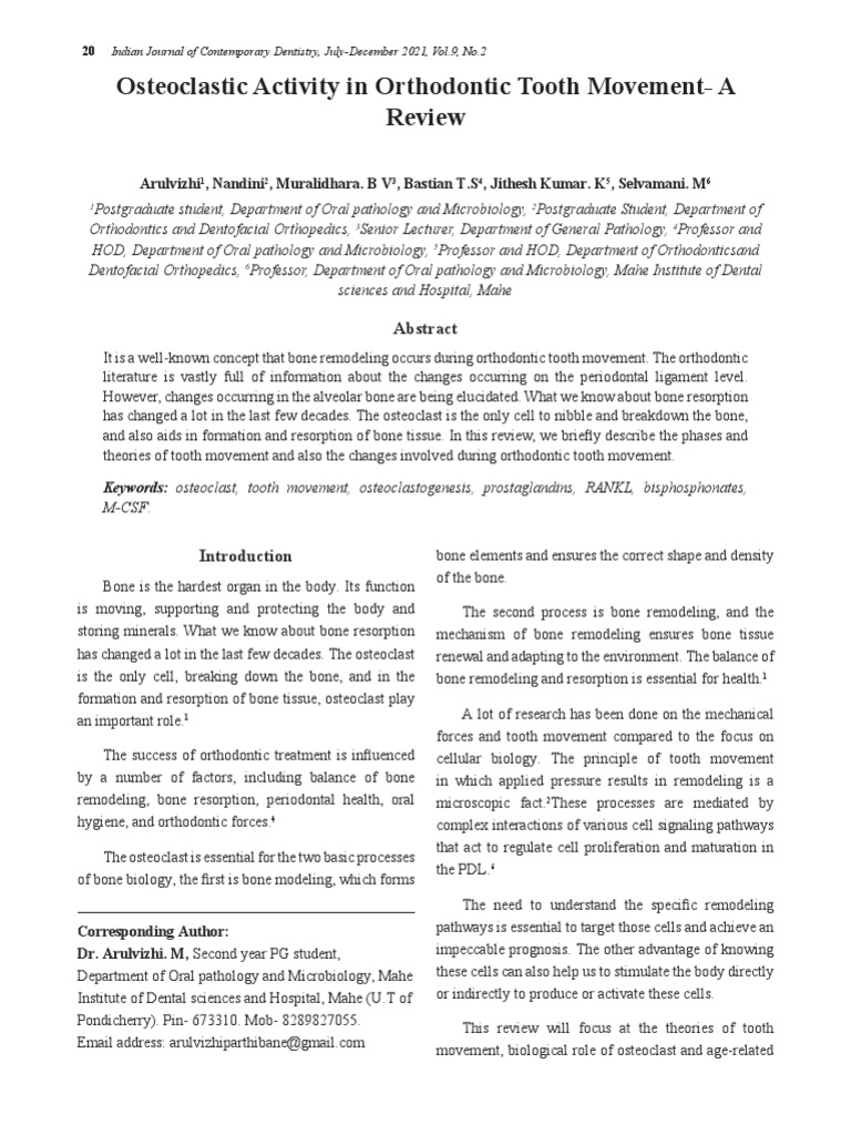 Ojsadmin, 4 | PDF | Bone | Cell Biology