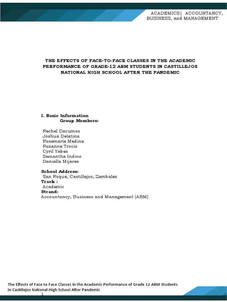 ABM Template | Download Free PDF | Survey Methodology | Educational ...