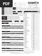 CY - BORG - Character Sheet PDF | PDF