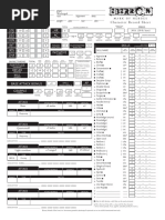 Pathfinder 1 Character Sheet | PDF