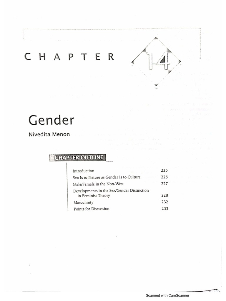 Gender by Nivedita Menon | PDF
